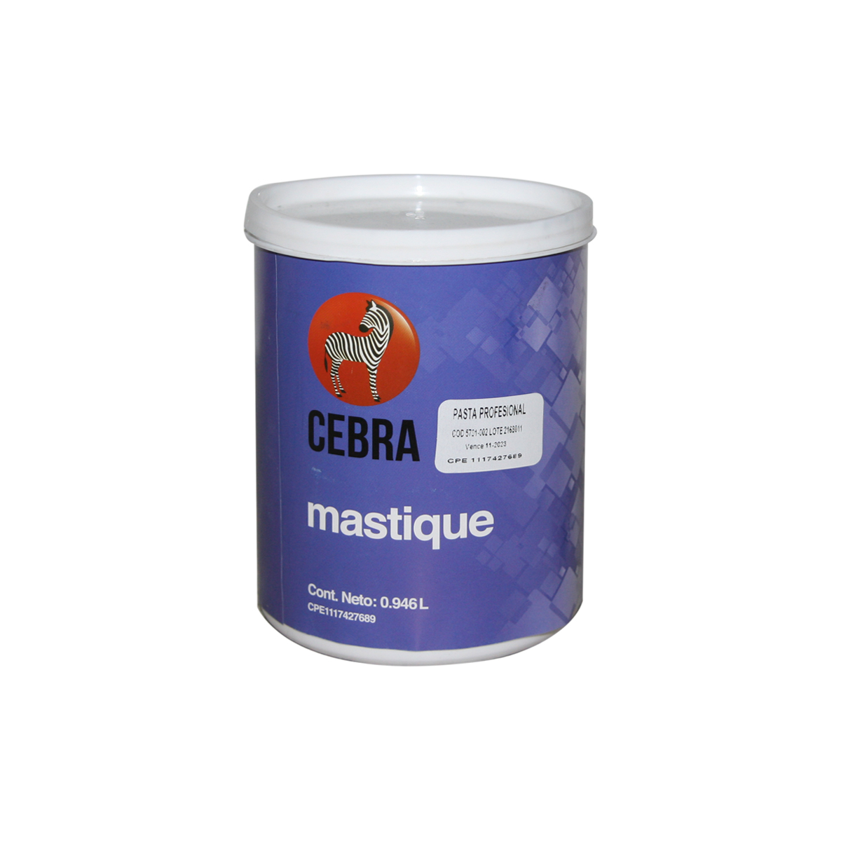 PASTA PROFESIONAL MULTIUSOS CEBRA, ¼ Gal - Procura Center